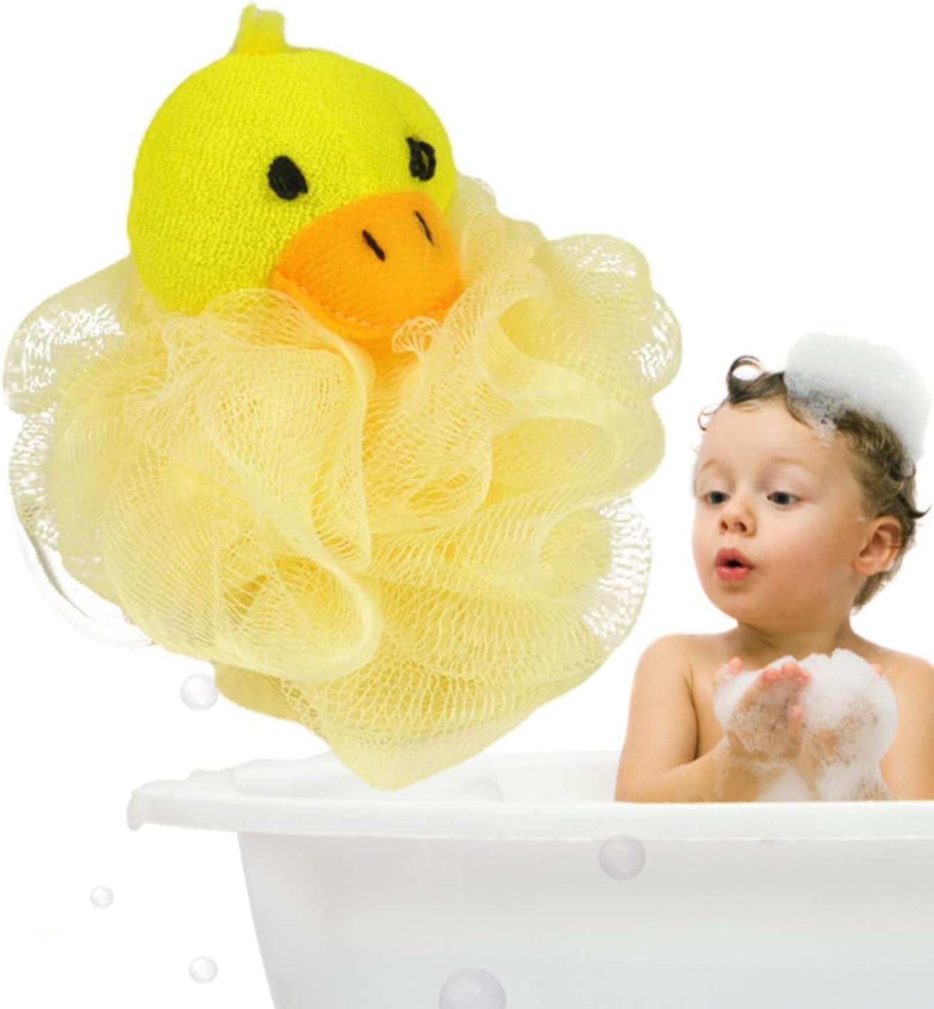 Loofah for Kids - Cartoon Body Cleaning Washing Sponges Kids Bath Balls ...