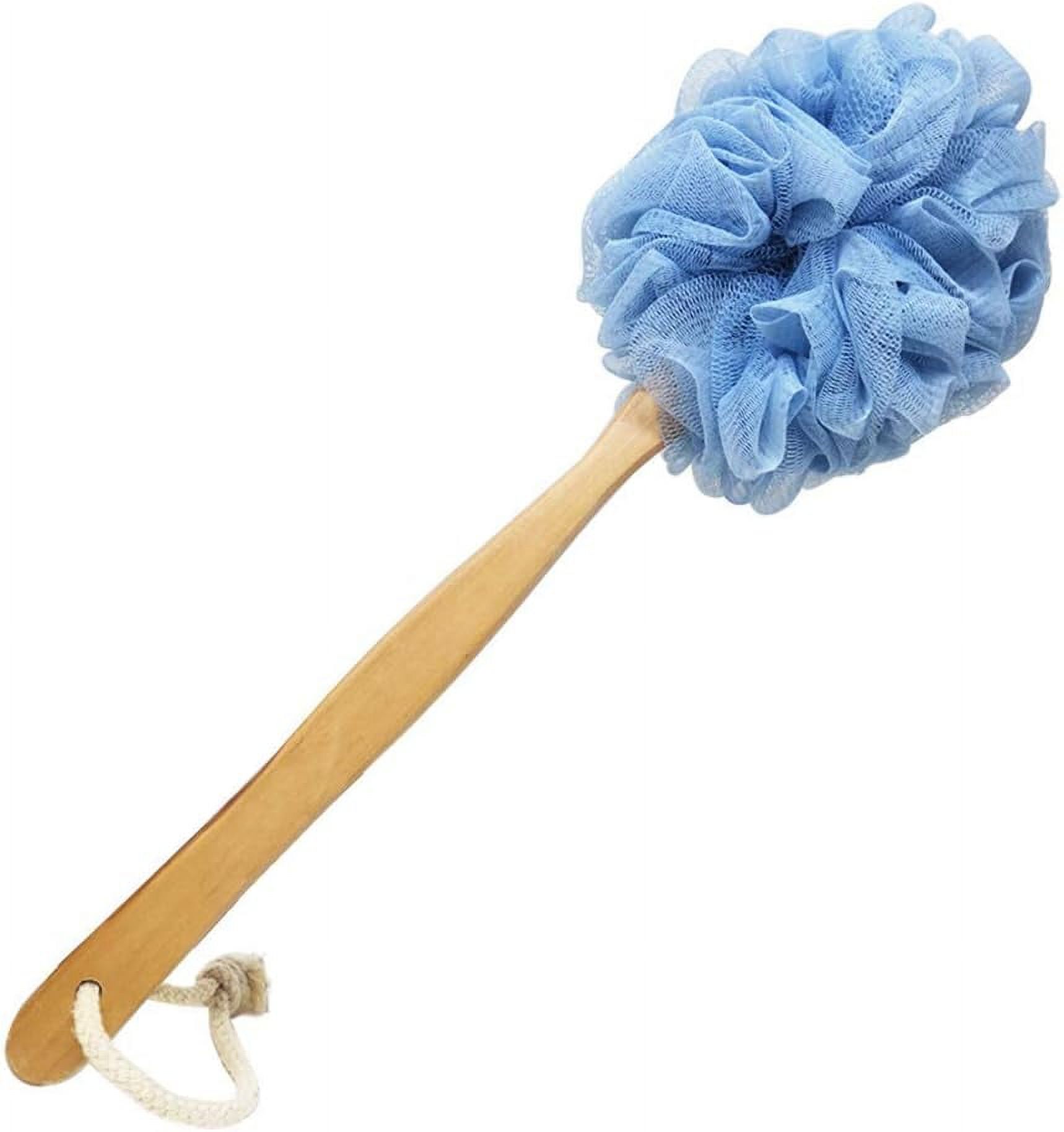 Loofah on a Stick, Loofah Back Scrubber for Shower, Long Handled Loofah ...