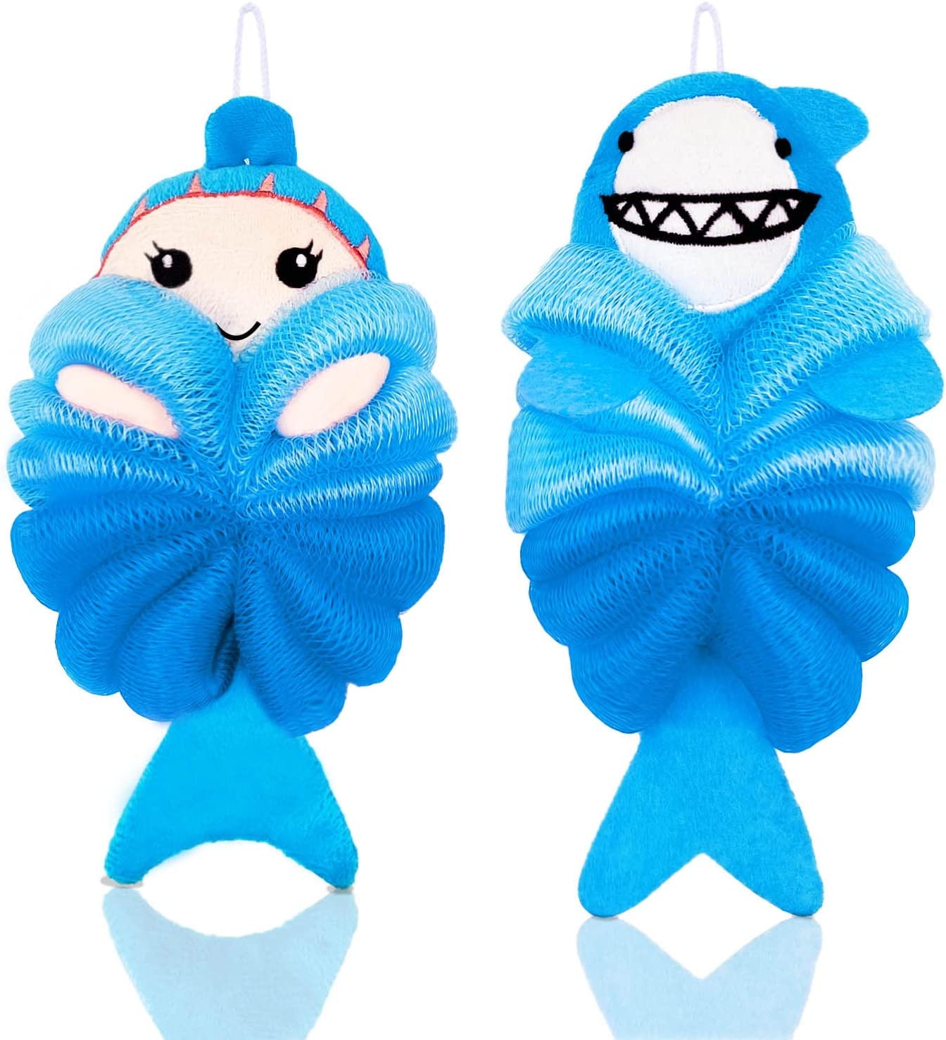 Loofahs Kids Shower Sponge 2 pcs Bath Shower Sponge Loofahs Kids ...