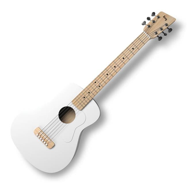 Loog Instruments 329021 Pro VI 6 String Acoustic Guitar, White ...