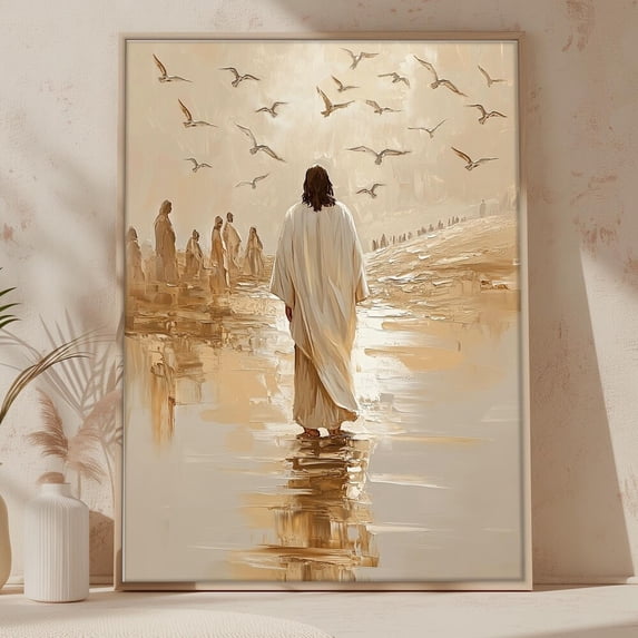 Look At The Birds Wall Art Matthew 626 Bible Sketches Jesus Art ...