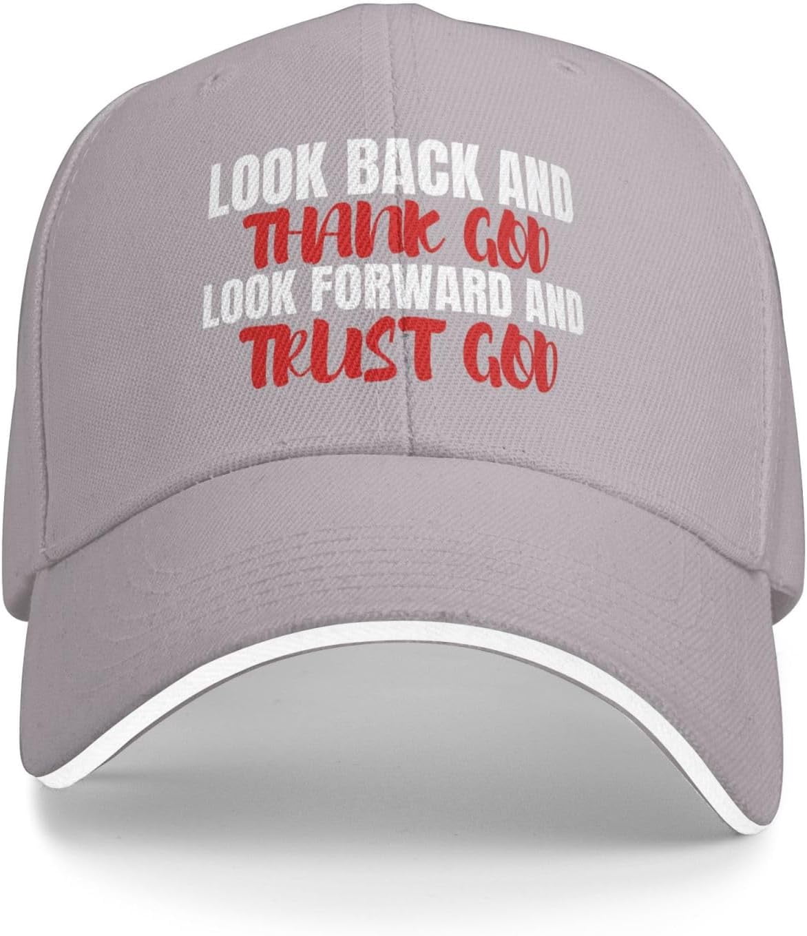 Look Back And Thank God Look Forward And Trust God Hat Baseball Cap Men ...