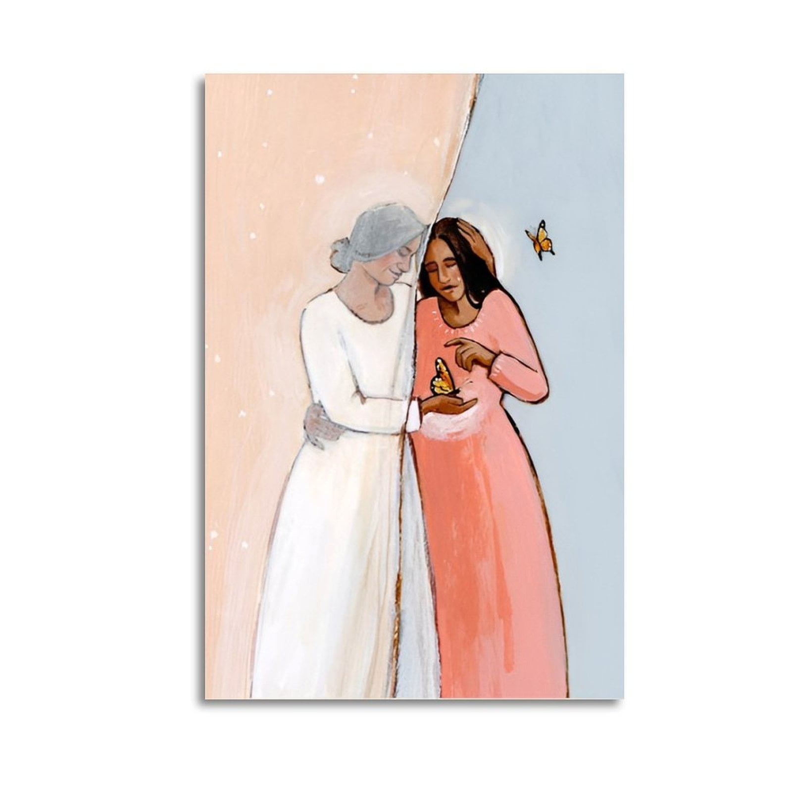 Look For Me In The Butterflies, Angel Mom Art, Mother In Heaven Poster ...