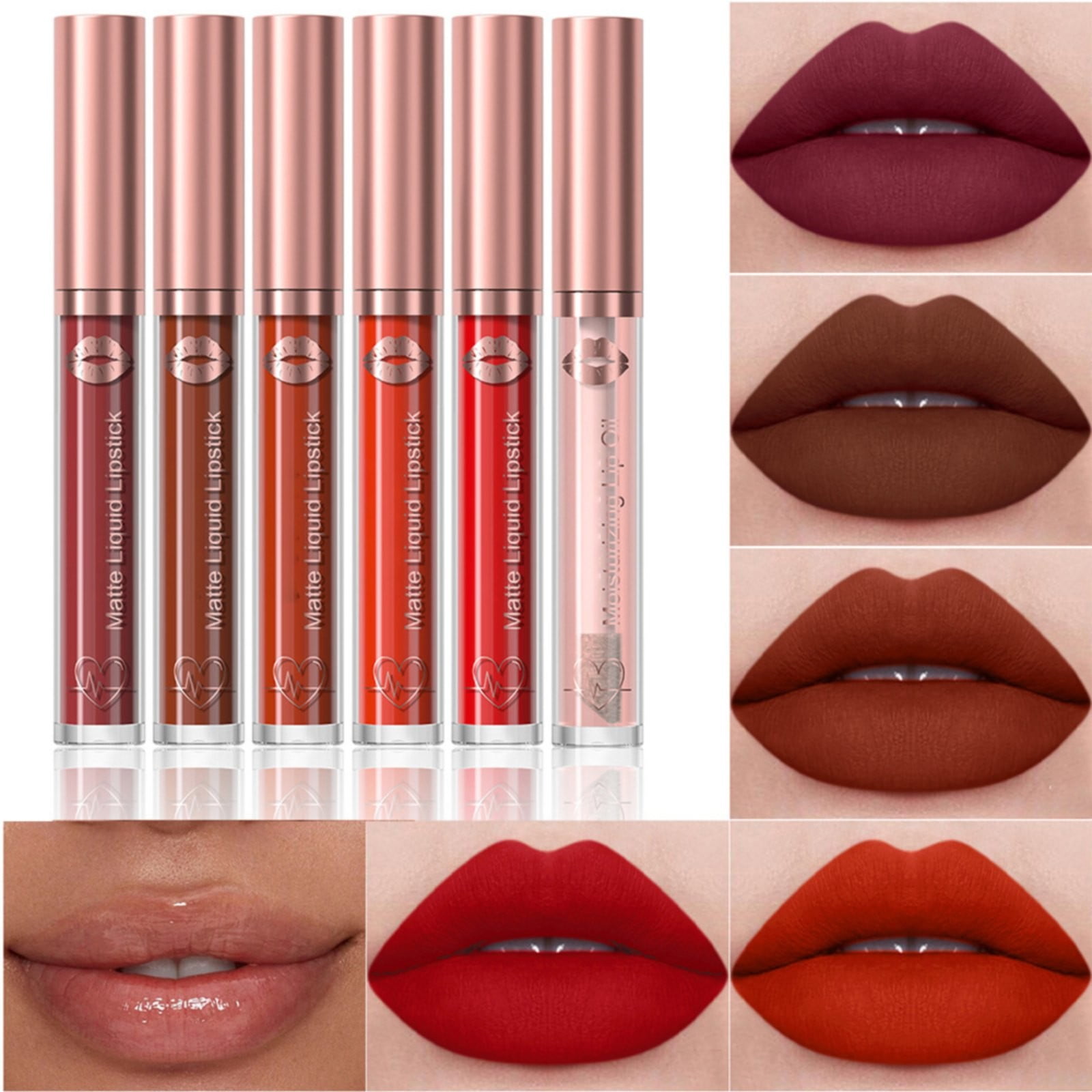 Look，Clearance！ Sujito Lip Butters Color Lipstick Liquid Lip Glaze Set With High Color Rendering ...