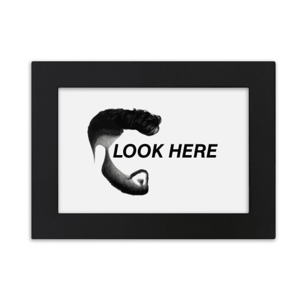 Look Direction Eye Hair Style Desktop Photo Frame Ornaments Picture Art ...