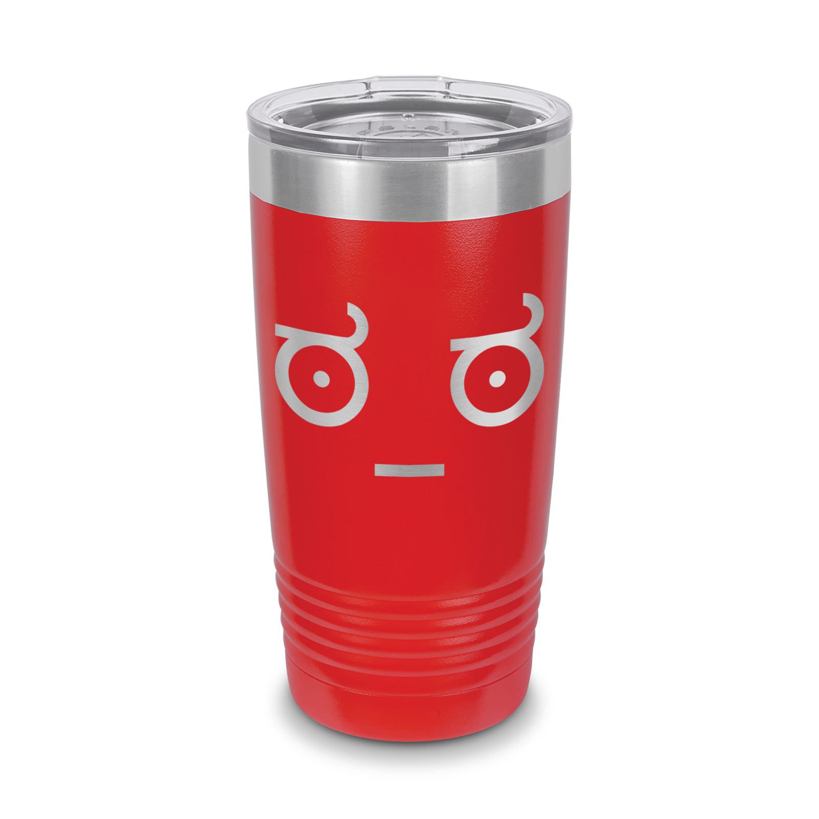 Look of Disapproval meme Tumbler 20 oz - Laser Engraved w/ Clear Lid ...