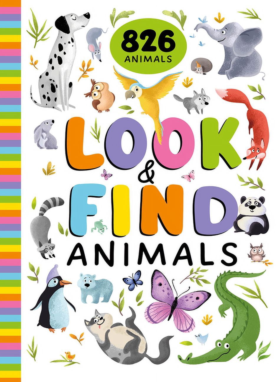 Look & Find Look and Find Animals: 826 Animals, (Hardcover) - Walmart.com