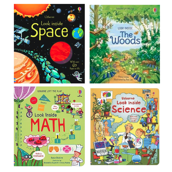 Look Inside Lift The Flap Board Book Collection : Look Inside Math ...