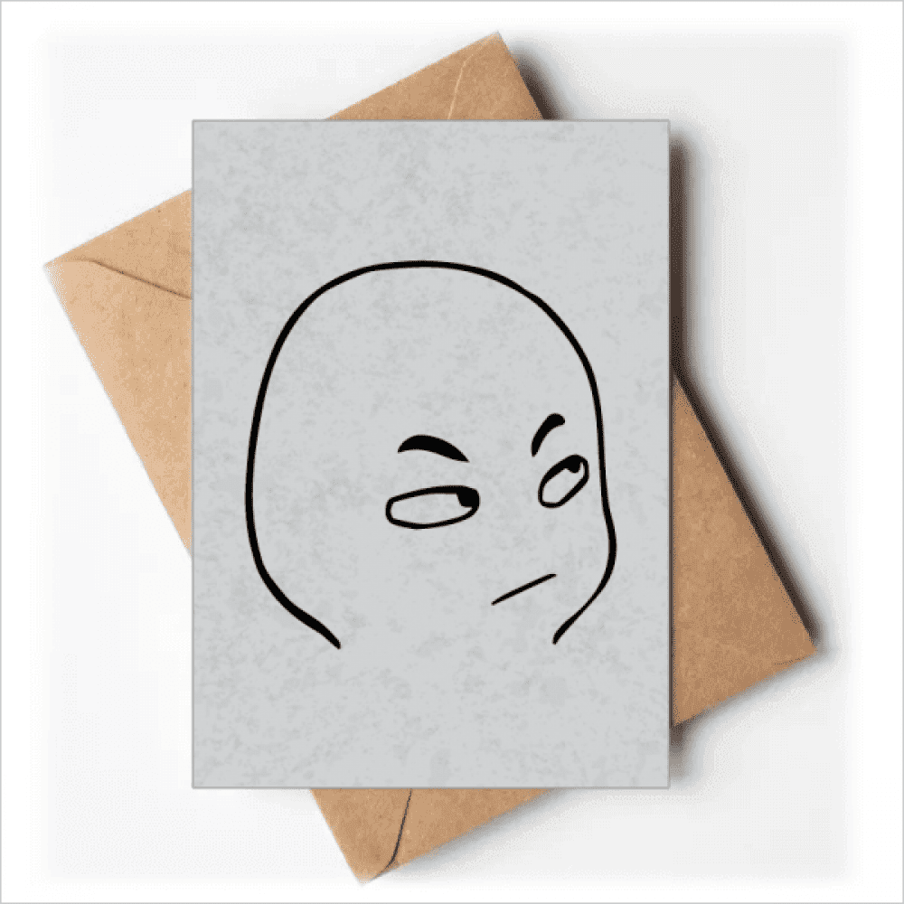 Look Seriously Anger Face Cartoon Greeting Cards You are Invited ...