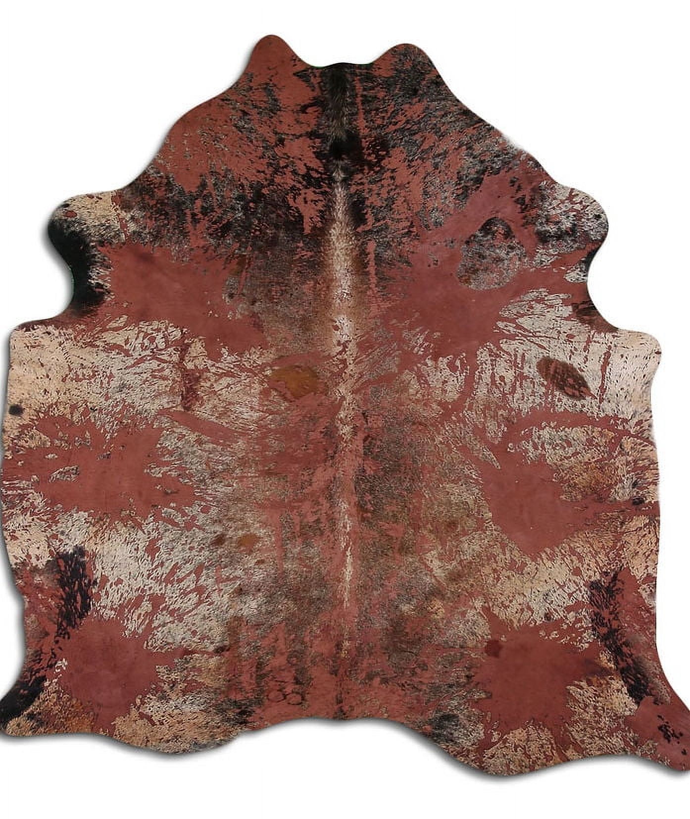 Look Tie Dye cowhide rugs for sale DISTRESSED BROWN wholesale cowhides ...