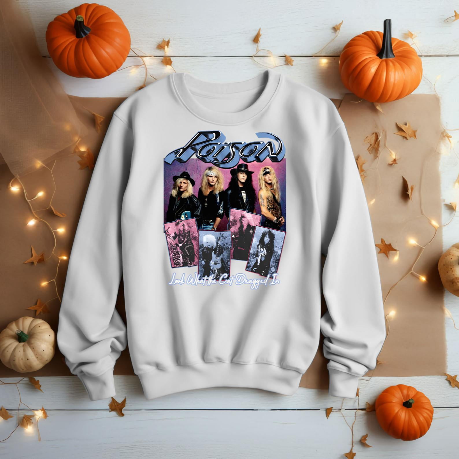 Look What The Cat Dragged In Shirt – 90s Glam Rock Graphic Tee, Gift ...