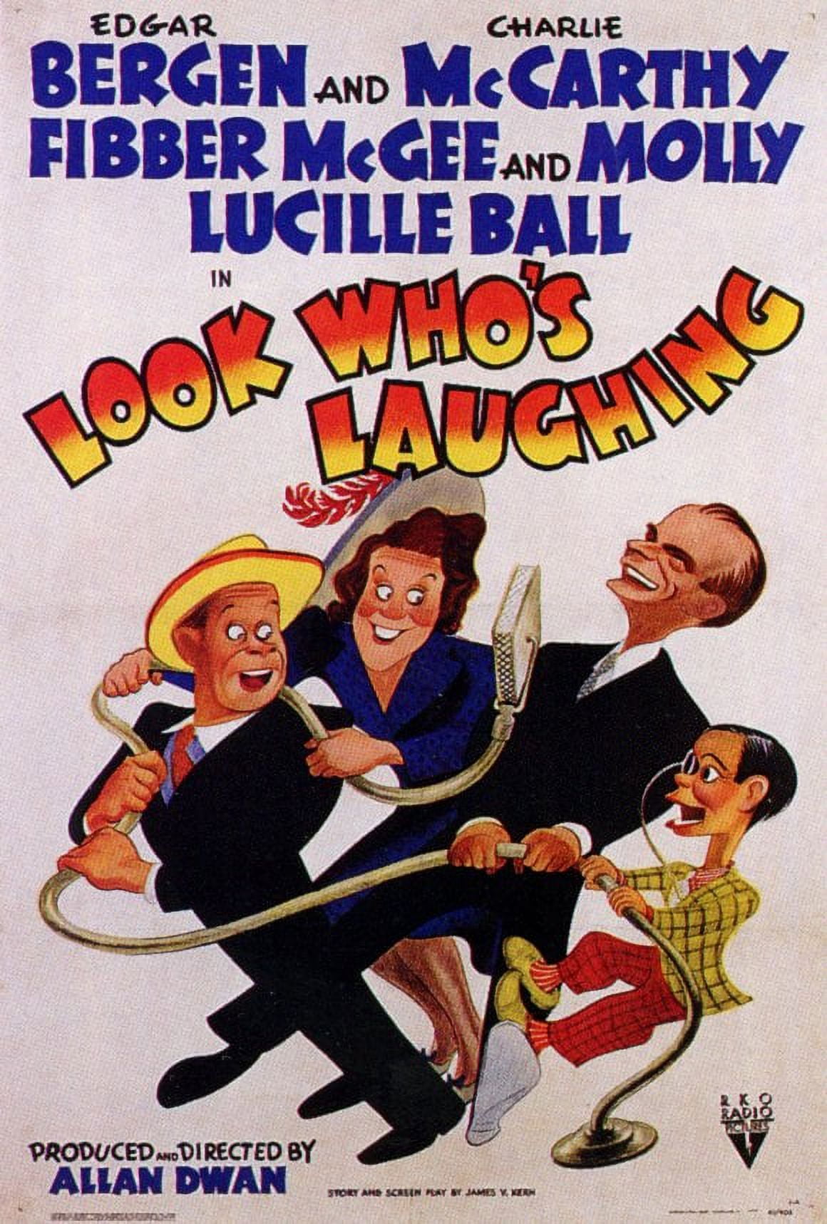 Look Who's Laughing - movie POSTER (Style A) (27" x 40") (1941 ...