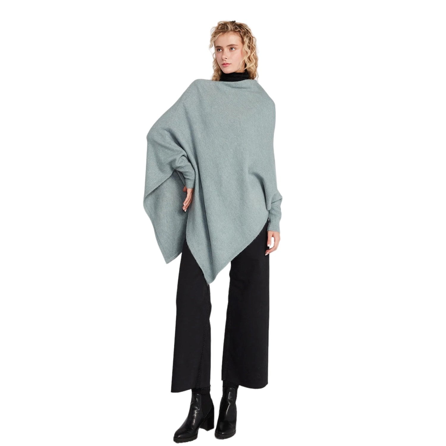 Look by M Triangle Poncho with Sleeves - Walmart.com