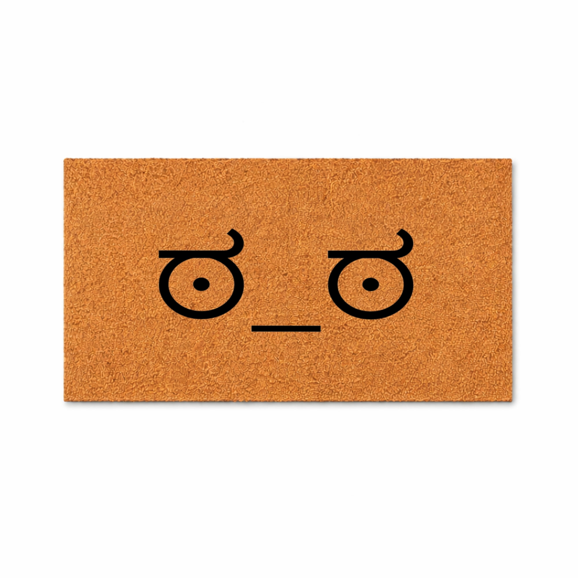 Funny Face Doormat, Coir Welcome Mat, Non Slip Outdoor Entry Rug (18x30 ...
