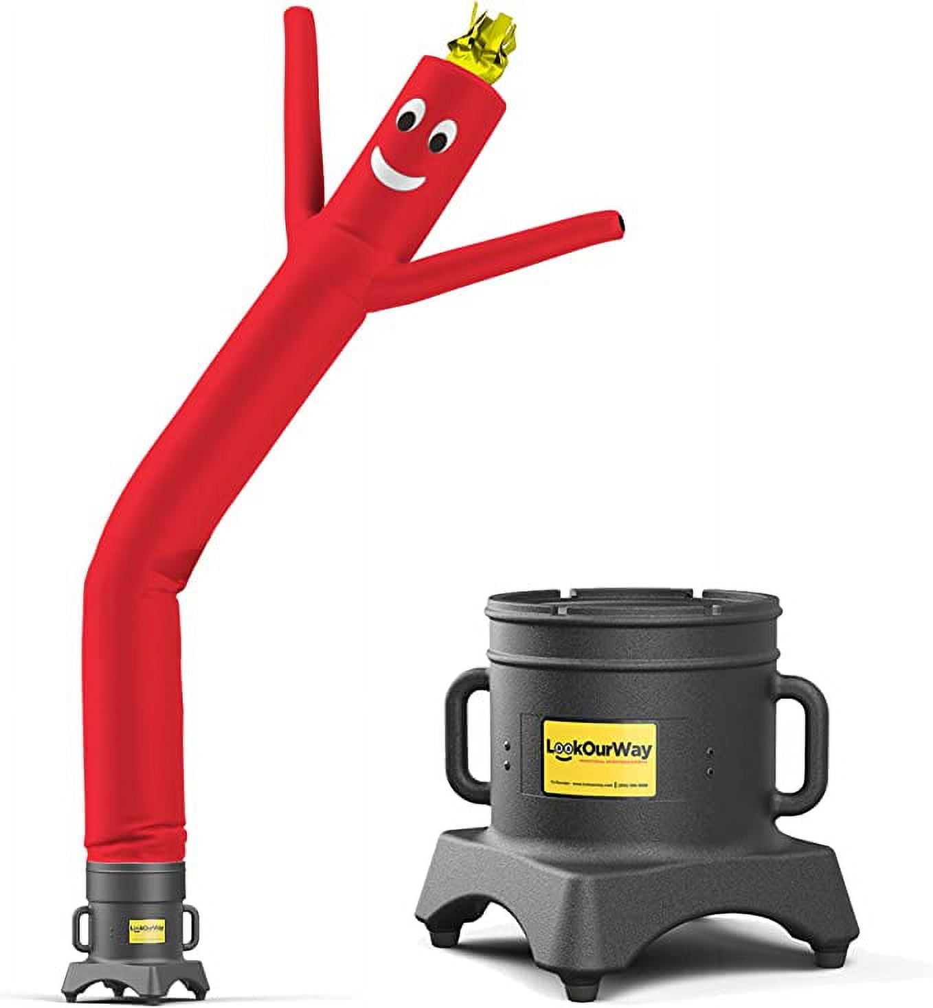 LookOurWay Air Dancers 10-Feet Tall Red Inflatable Tube Man Complete ...