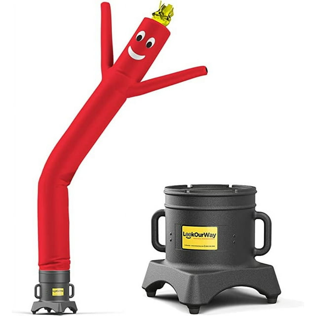 LookOurWay Air Dancers 10-Feet Tall Red Inflatable Tube Man Complete ...