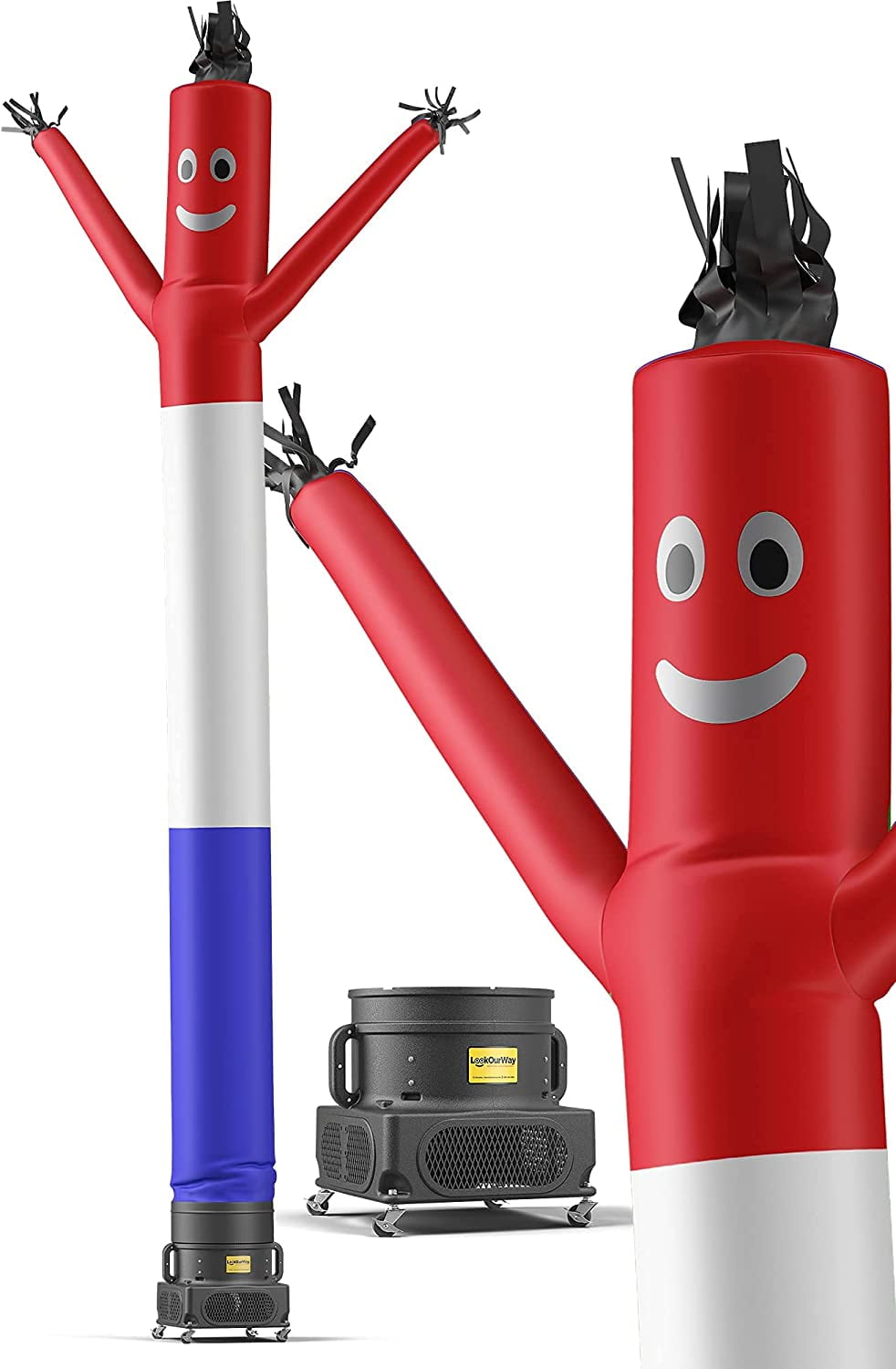LookOurWay Air Dancers Inflatable Tube Man Set 20-Feet Wacky Waving ...