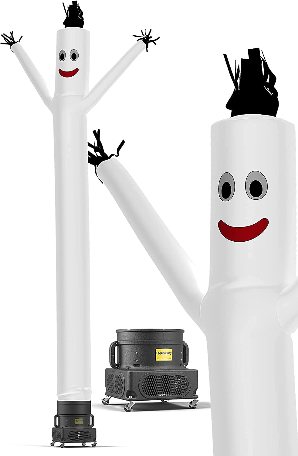 LookOurWay Air Dancers Inflatable Tube Man Set 20-Feet Wacky Waving ...