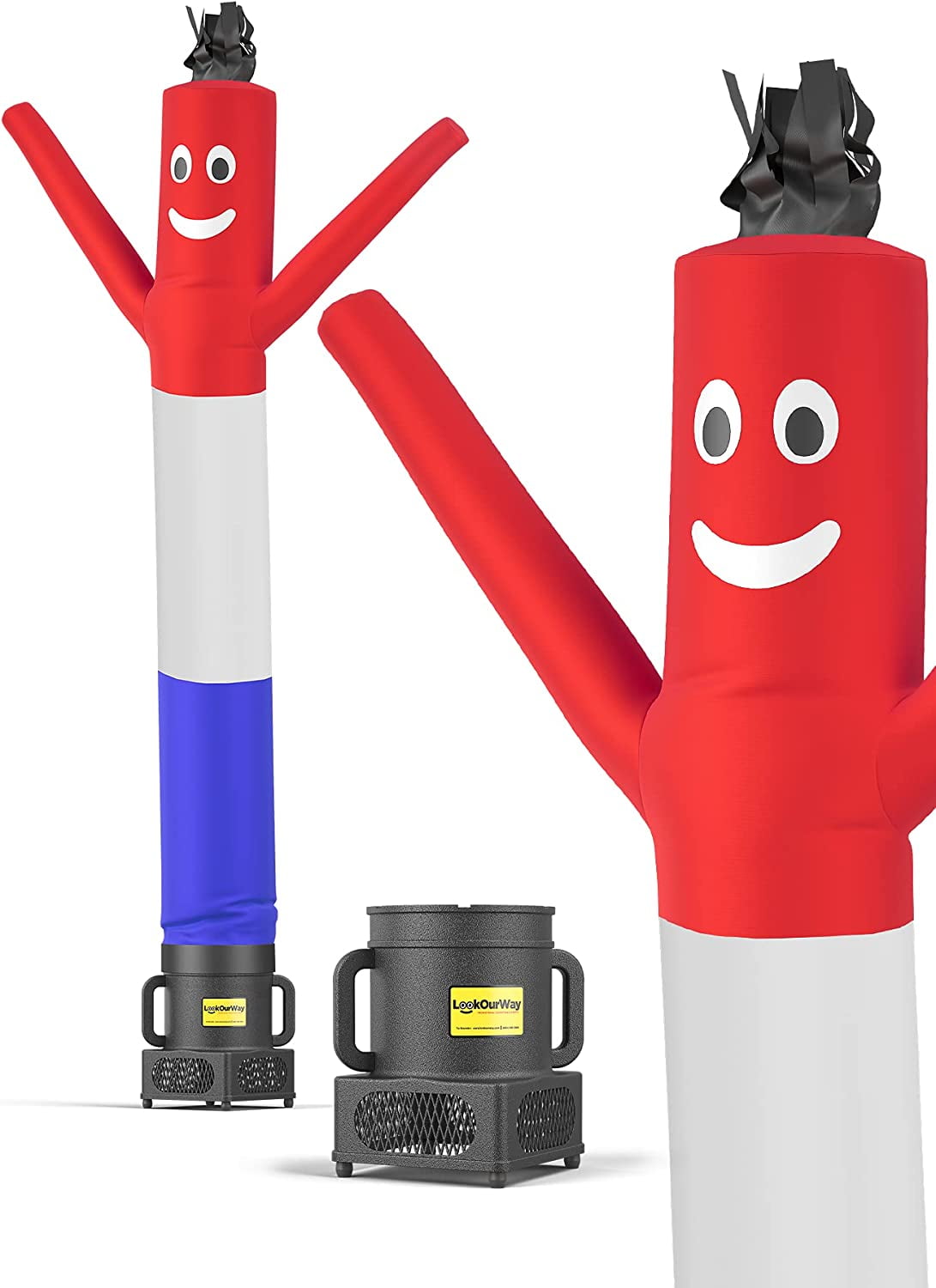 LookOurWay Air Dancers Inflatable Tube Man Set 6-Feet Wacky Waving ...