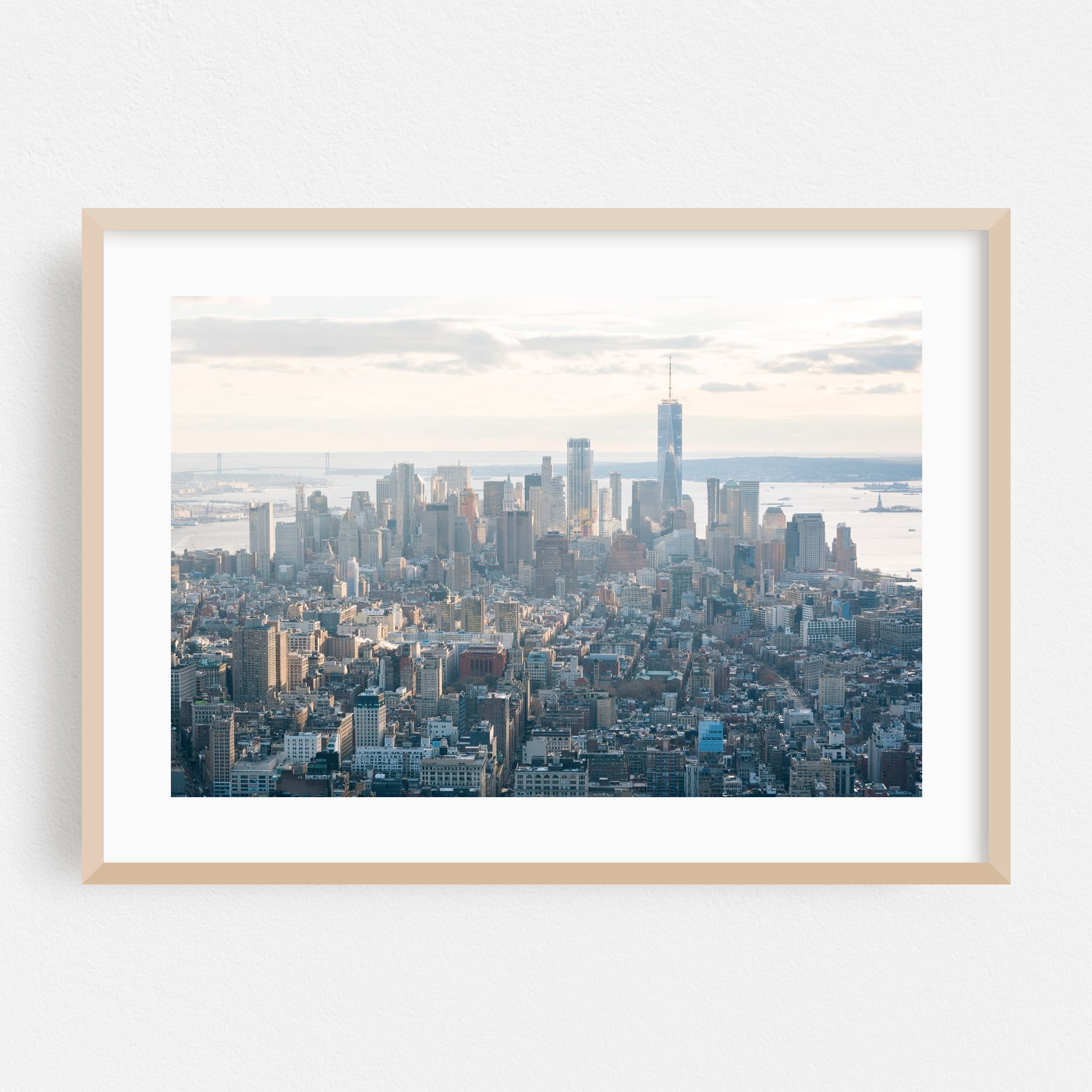 Looking Downtown - Manhattan New York Photography Cityscape Skyline ...