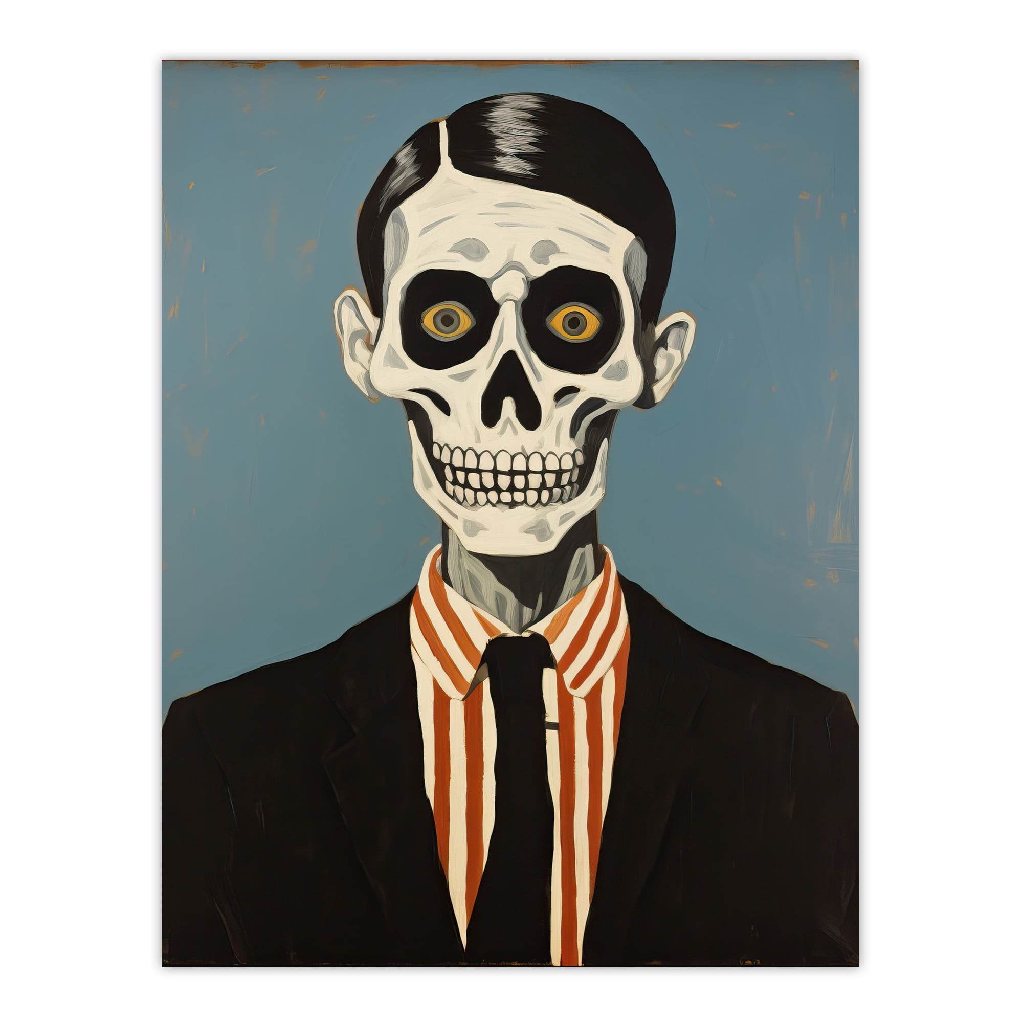 Looking Sharp By Ryan Ramirez Smart Skeleton Bones Portrait Passport ...