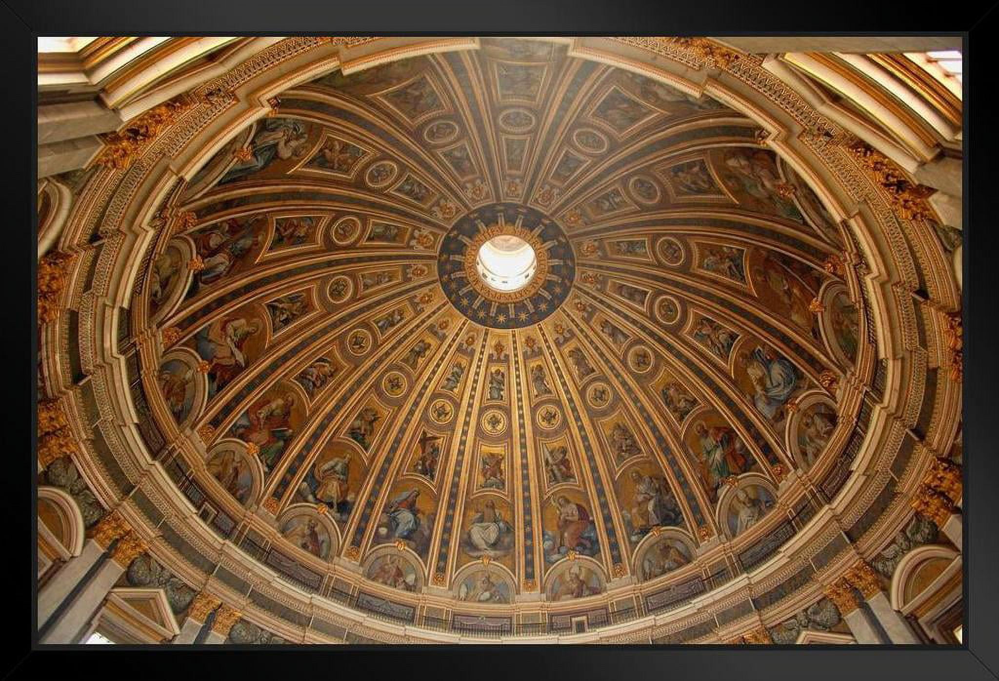 Looking at Dome St Peters Basilica in Rome Italy Photo Photograph Art ...