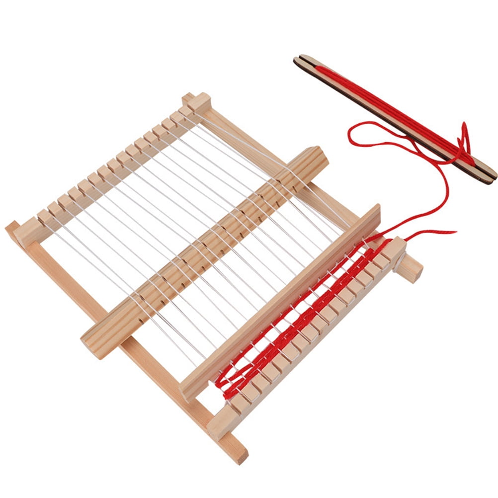 Loom Weavingwooden Kids Handloom Diy Looms Tool Kit Beginners Frame ...