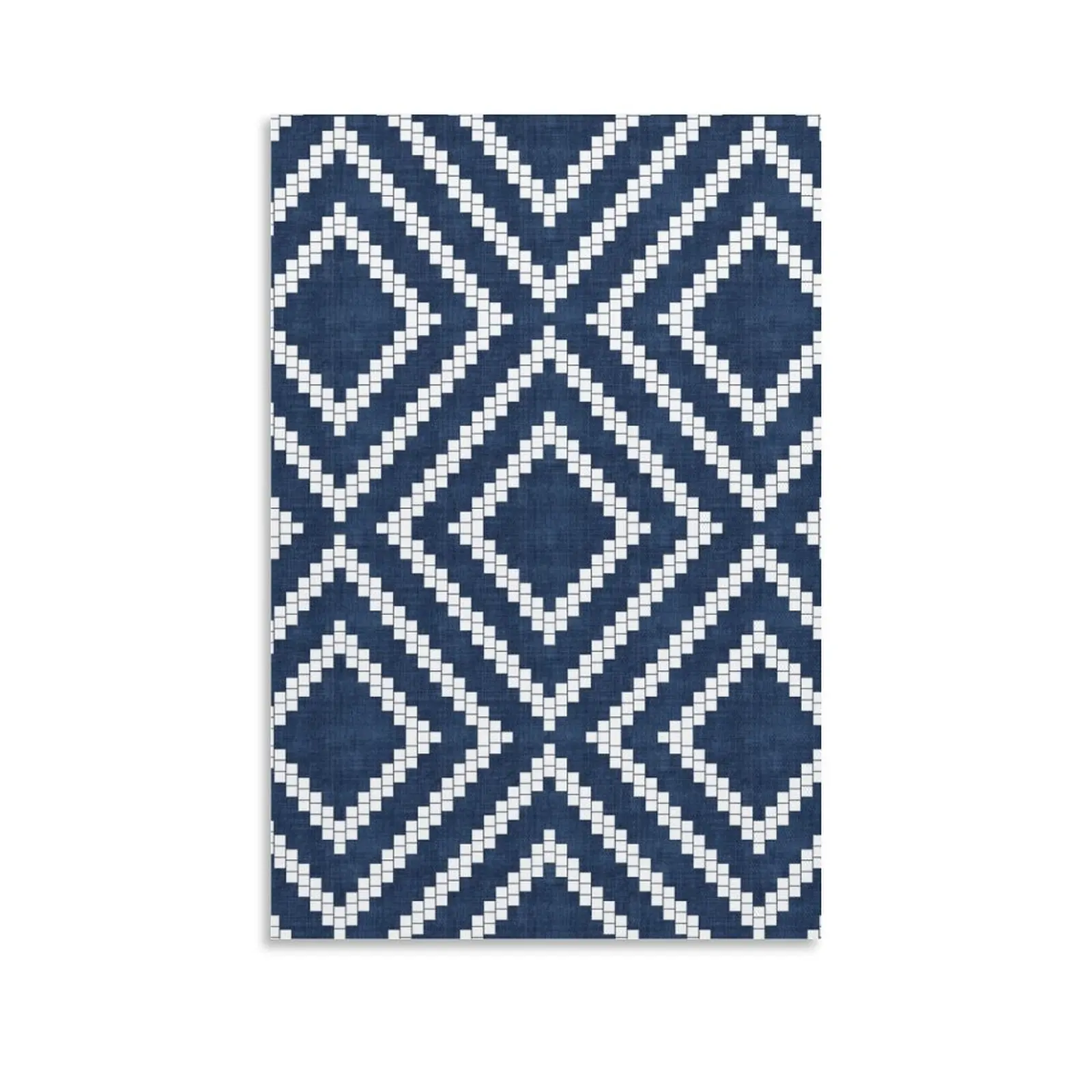 Loom in Navy Blue Canvas Painting Wall decoration frame wallpapers home ...