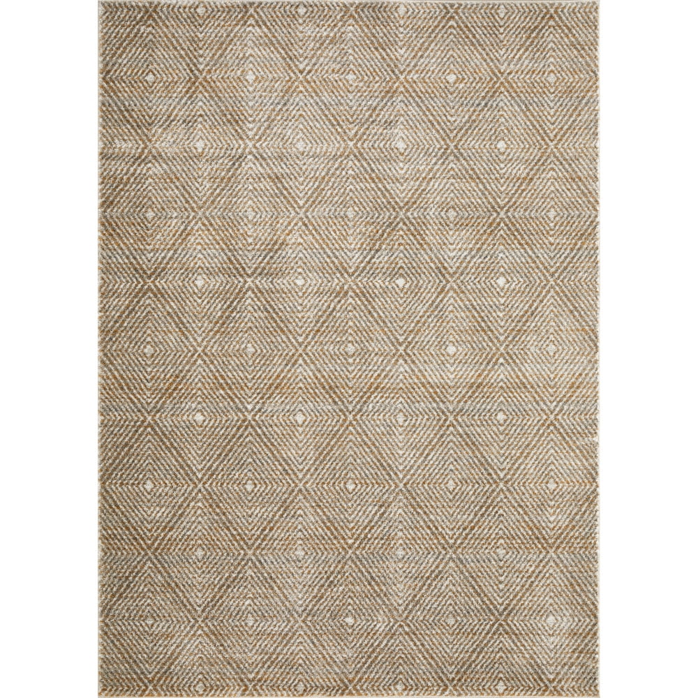 Loomaknoti Alanzo 9' x 12' Geometric Diamond Indoor Area Rug Beige ...