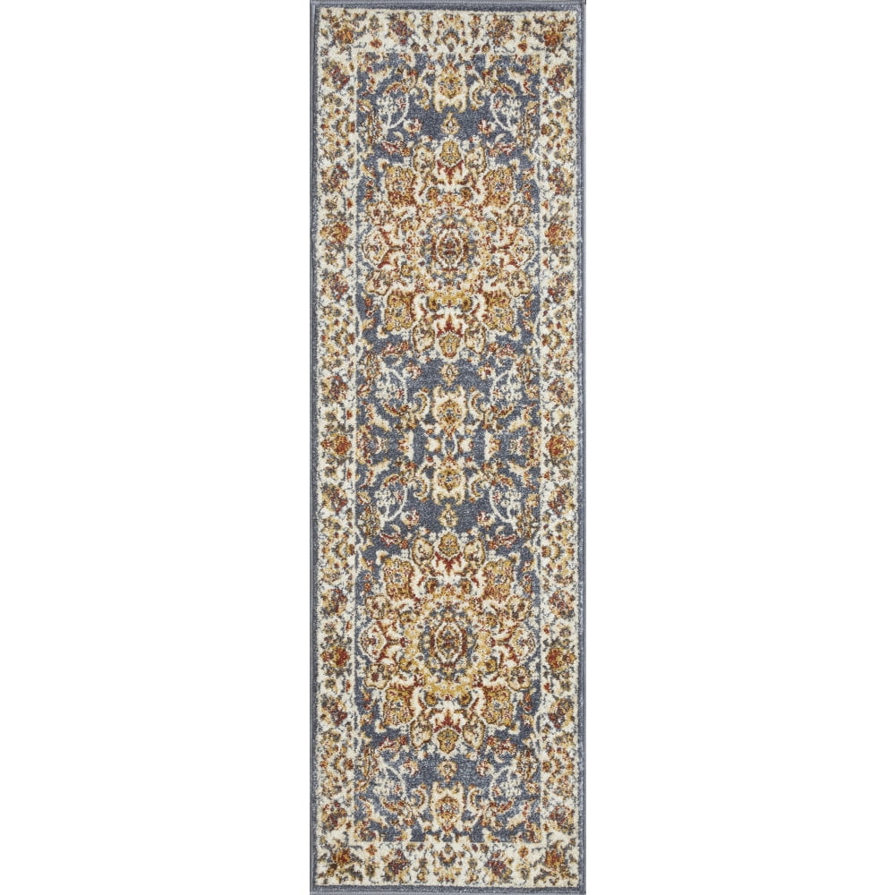 Loomaknoti Alsbrooke Amrenta 2' x 7' Blue Oriental Indoor Runner Rug ...