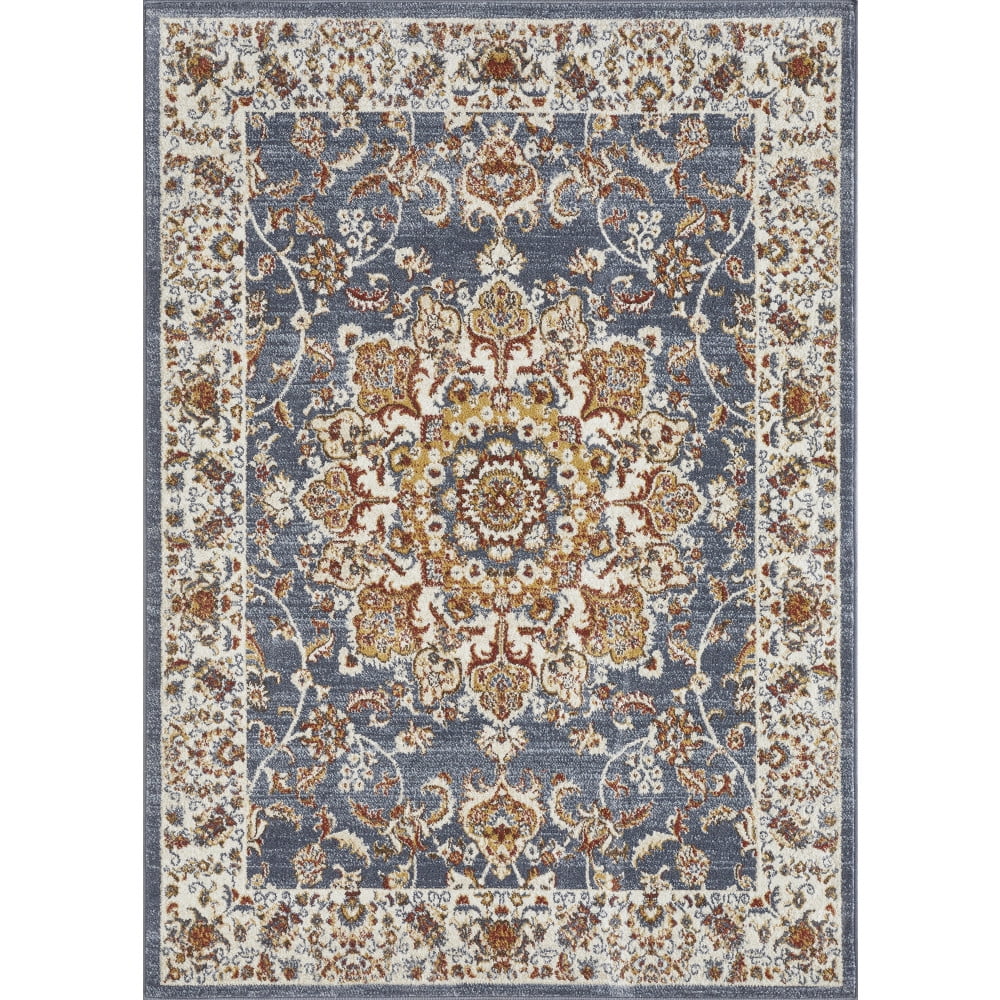 Loomaknoti Alsbrooke Amrenta 5' x 7' Blue Oriental Indoor Area Rug ...