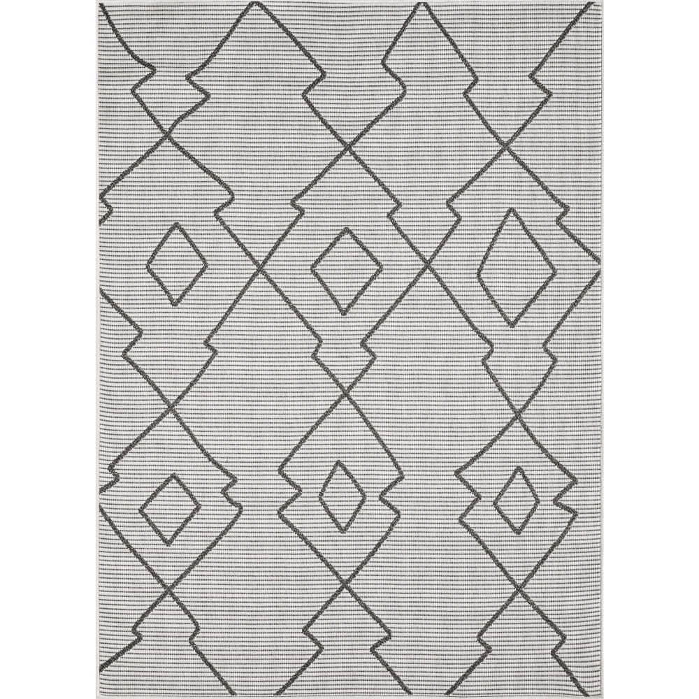 Loomaknoti Breyleigh Culton 4' x 6' Ivory Geometric Indoor/Outdoor Area ...
