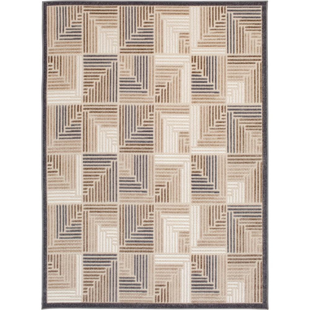Loomaknoti Fontana Halden 9' x 12' Geometric Indoor/Outdoor Area Rug ...