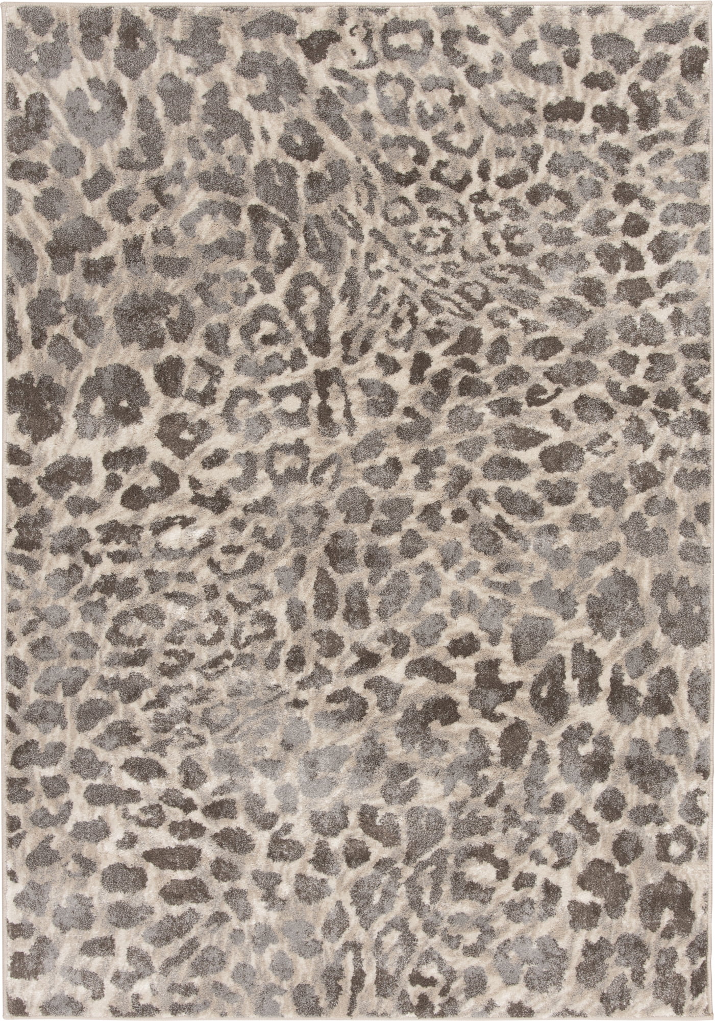 Loomaknoti Mendez Marleene 6' x 9' Gray Animal Print Indoor Area Rug ...
