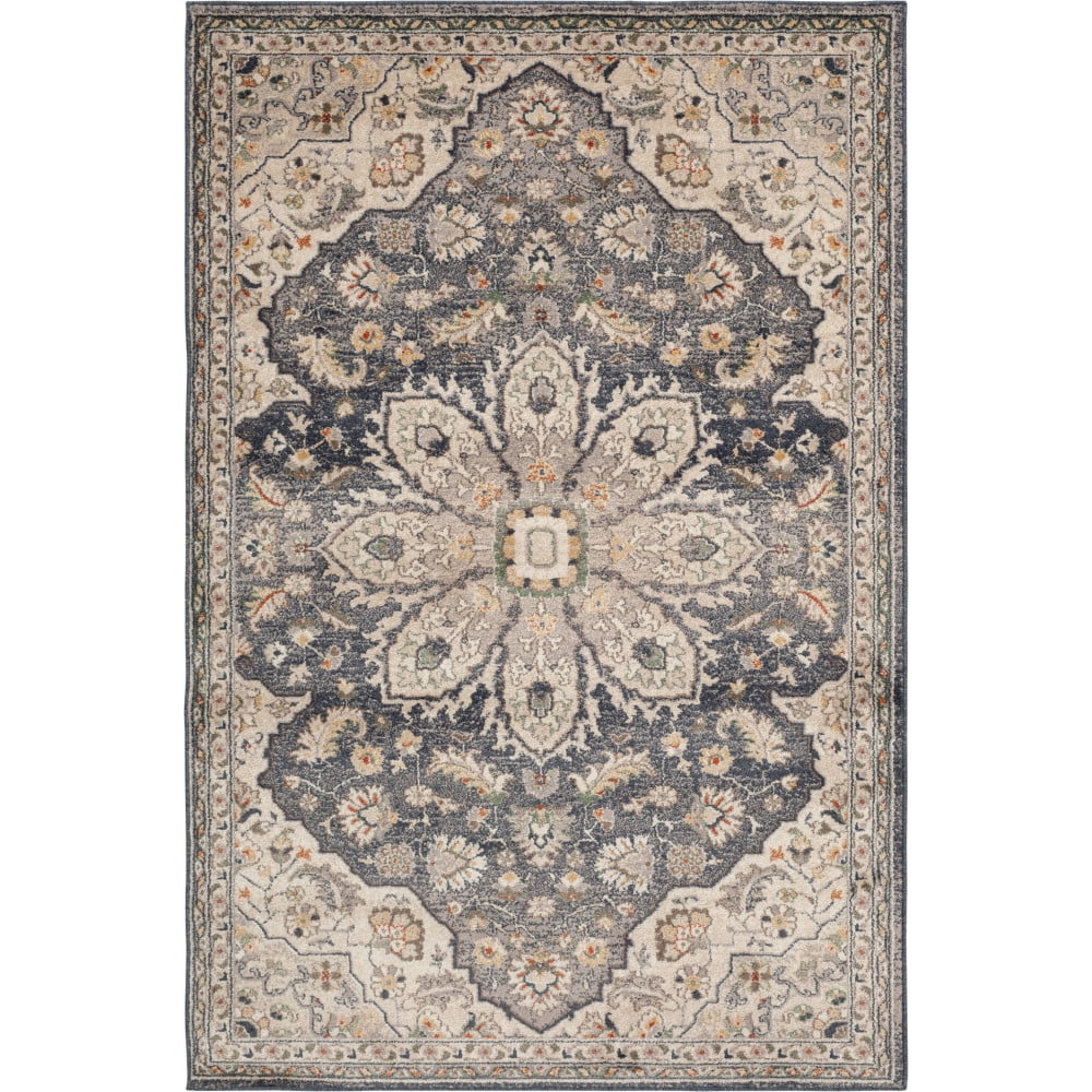 Loomaknoti Minerva Corelia 8' x 10' Oriental Indoor Area Rug , Blue ...
