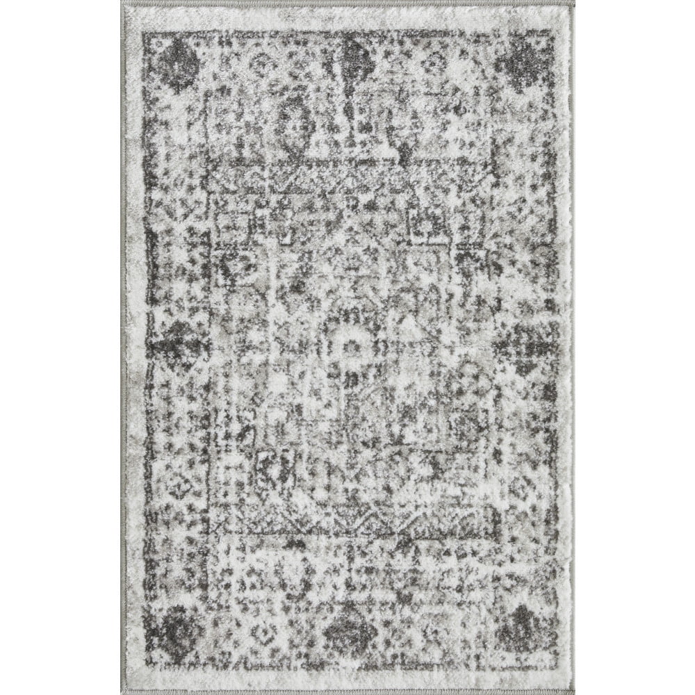 Loomaknoti Rhane Aleckan 2' x 3' Gray Oriental Indoor Accent Rug ...