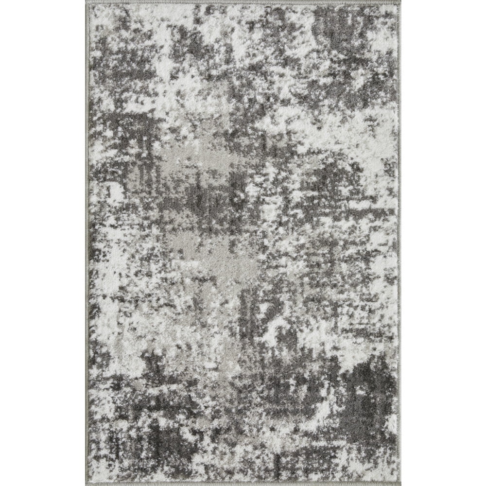 Loomaknoti Rhane Alelone 2' x 3' Gray Abstract Indoor Accent Rug ...