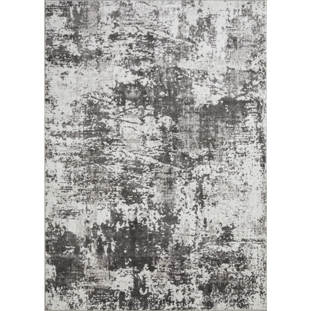 Loomaknoti Rhane Alenzi 6' x 9' Gray Abstract Indoor Polypropylene Area ...