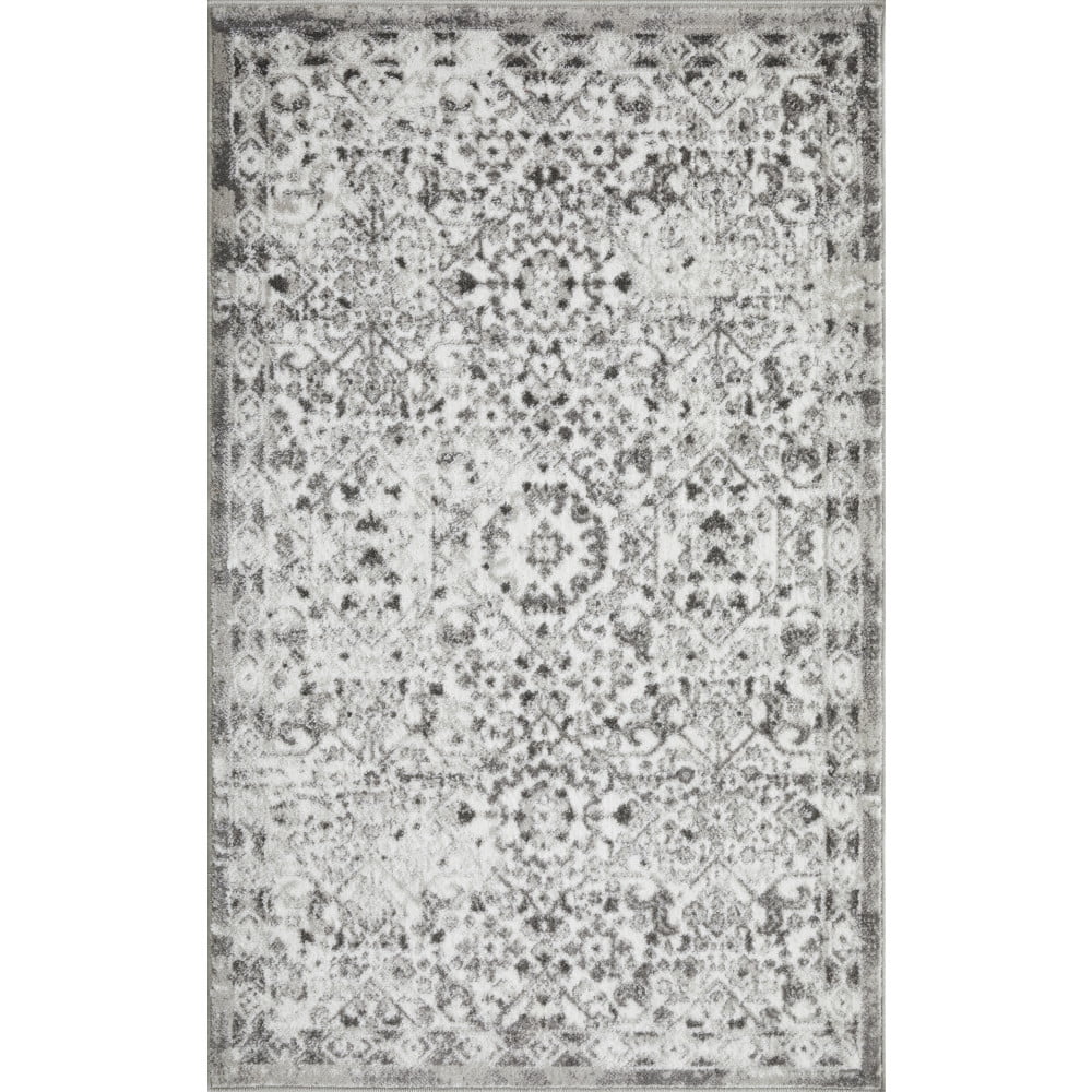 Loomaknoti Rhane Alreka 3' x 5' Ivory Oriental Indoor Accent Rug ...