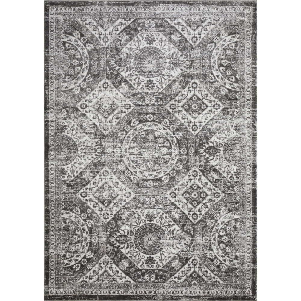 Loomaknoti Rhane Alvezi 9x12 Gray Oriental Area Rug - Walmart.com