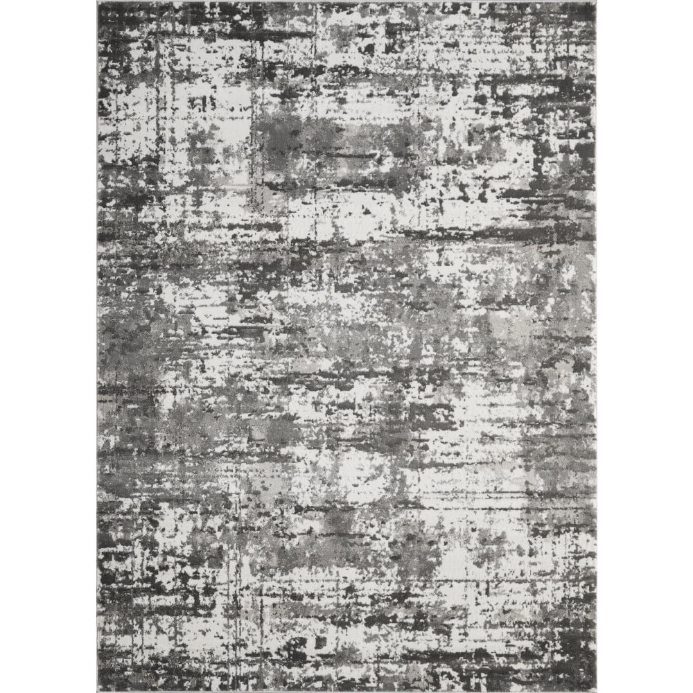 Loomaknoti Rhane Vailin 6' x 9' Gray Abstract Indoor Polypropylene Area ...