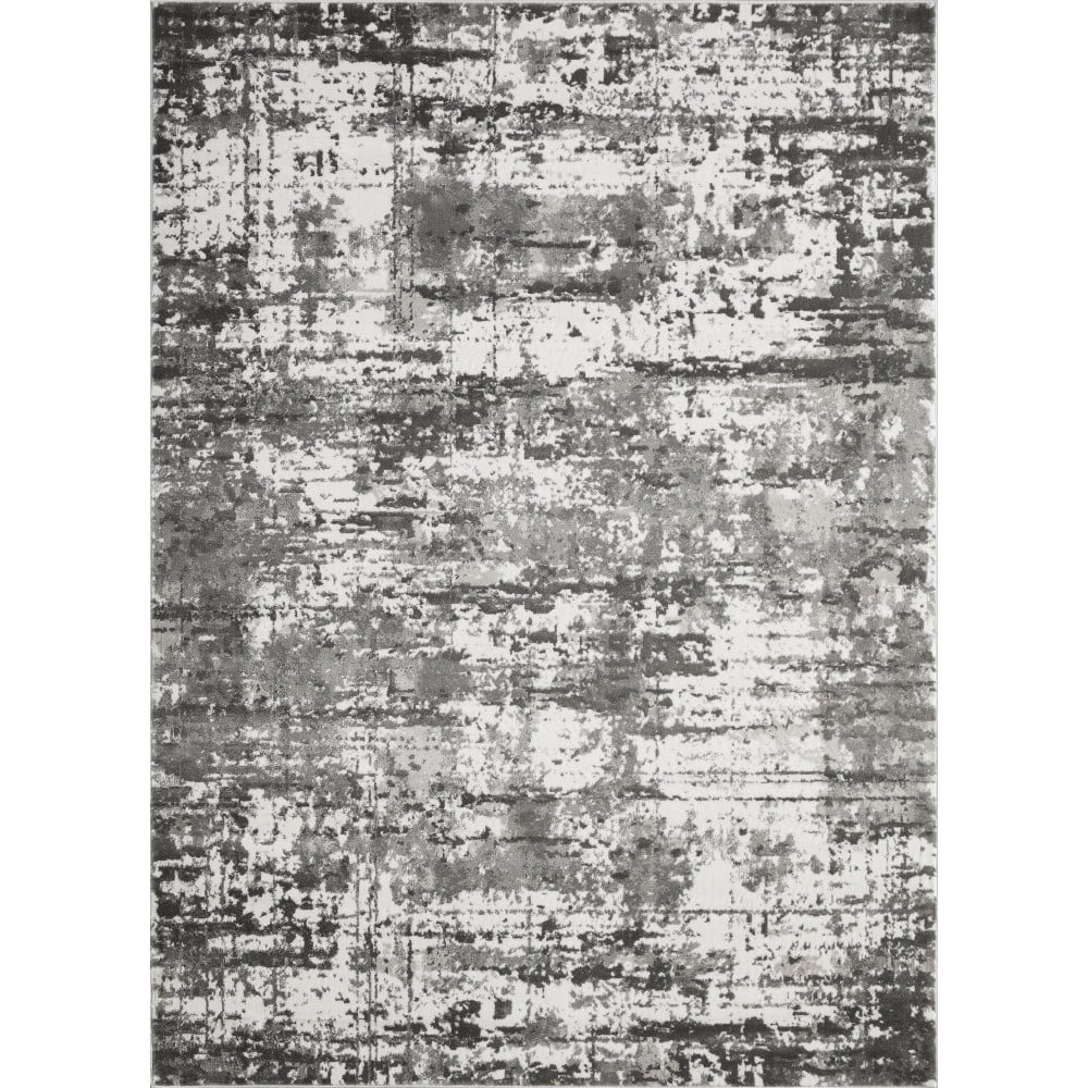 Loomaknoti Rhane Vailin 8 x 10 Gray Abstract Area Rug - Walmart.com