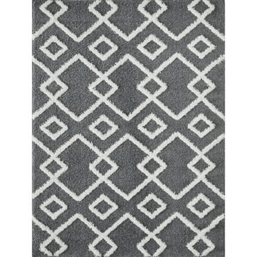 Mainstays Geometric Multicolor Stripe Blocks Indoor Area Rug, 5' x 7 ...