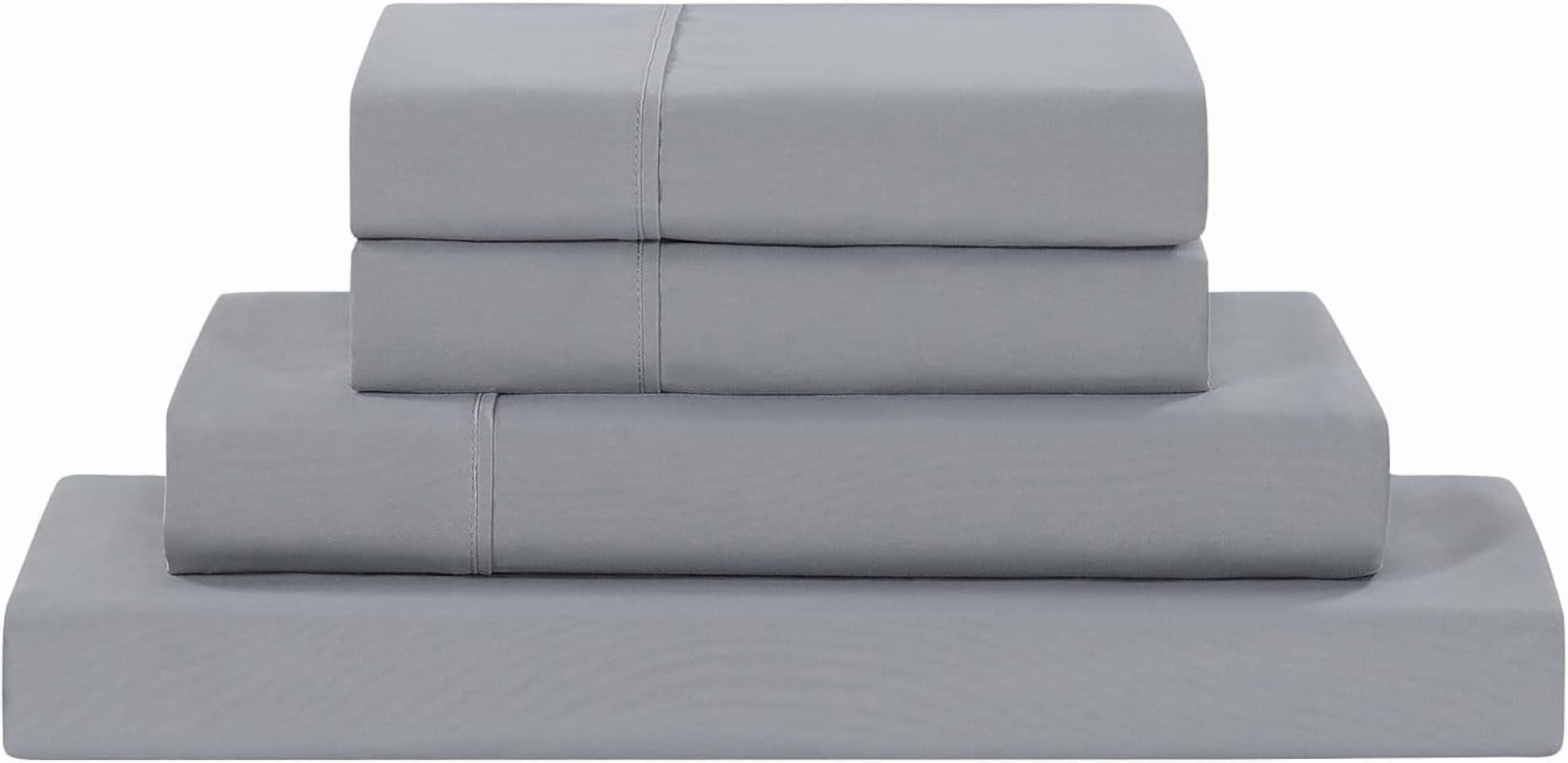 Loomsnest 3 Piece Premium Twin Sheets Set, 100% Cotton Fabric Deep ...
