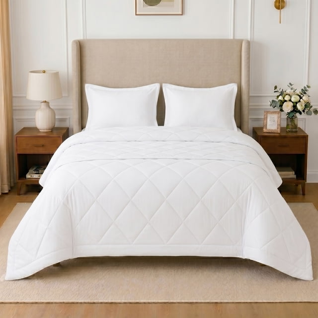 Loomsnest 3-Piece Full/Queen Comforter Set, All Season Duvet Insert ...