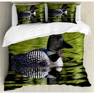 Bilot 3 Piece Animal Print Comforter with Pillow Sham, Chocolate Brown ...