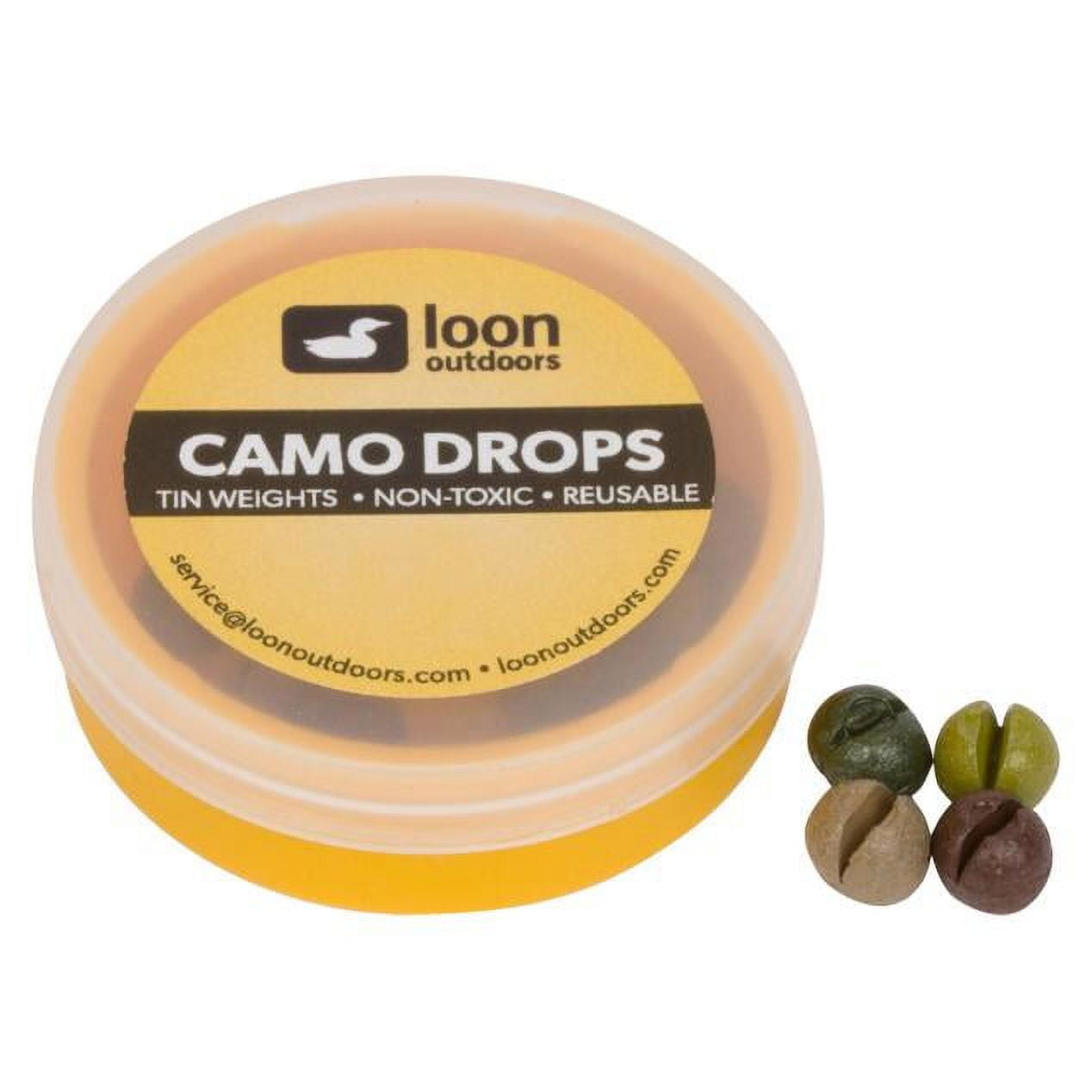 Loon Outdoors Camo Drops Split Shot | Refill Tub - No.SSG - Walmart.com