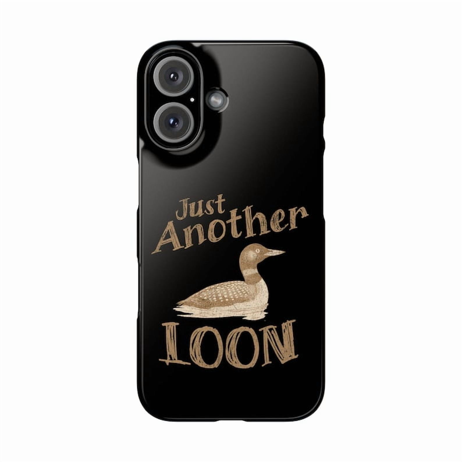 Loon Wildlife Bird Slim Case Compatible with iPhone 11 through 16 Pro ...