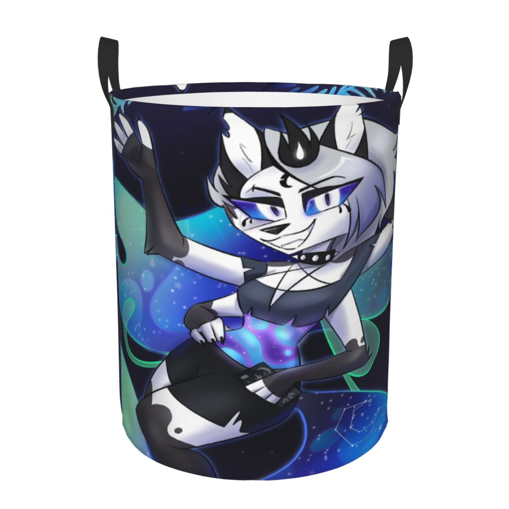 Loona Helluva Boss Storage Basket Laundry Hamper Collapsible Round ...