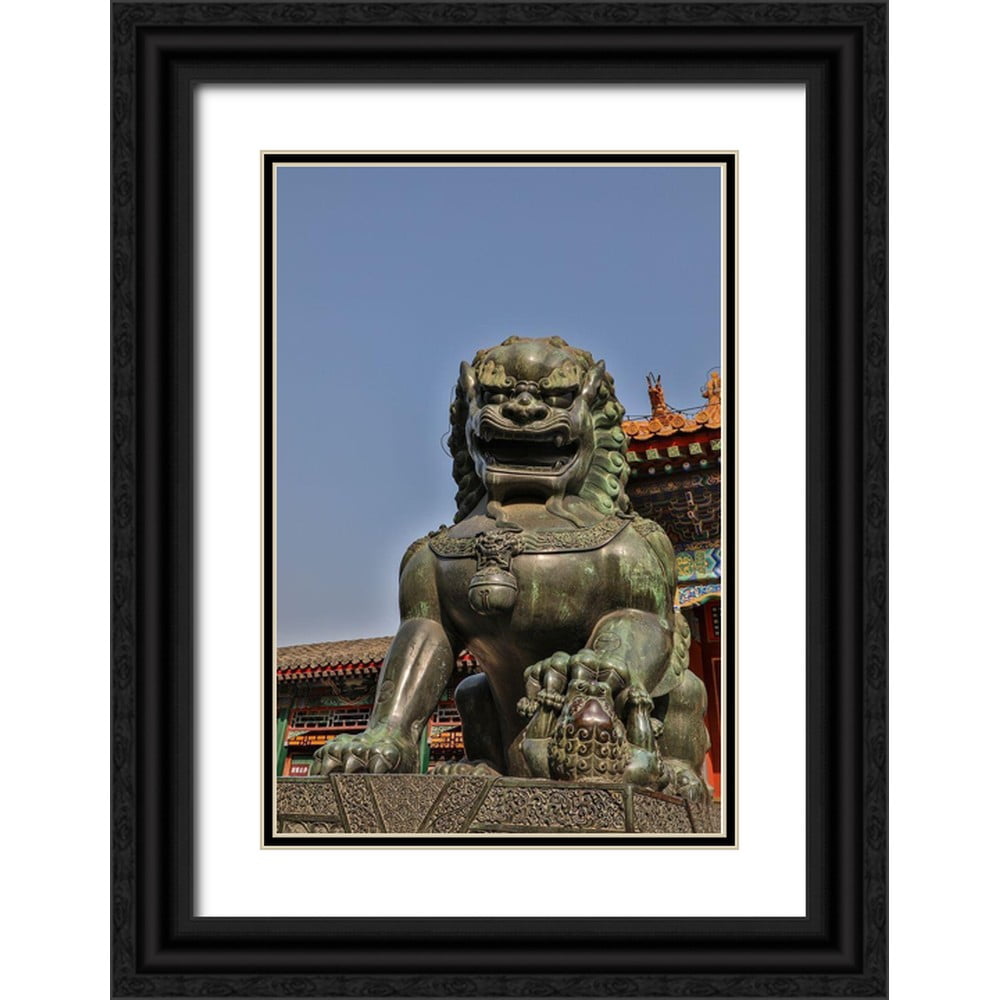 Looney, Hollice 11x14 Black Ornate Wood Framed with Double Matting ...